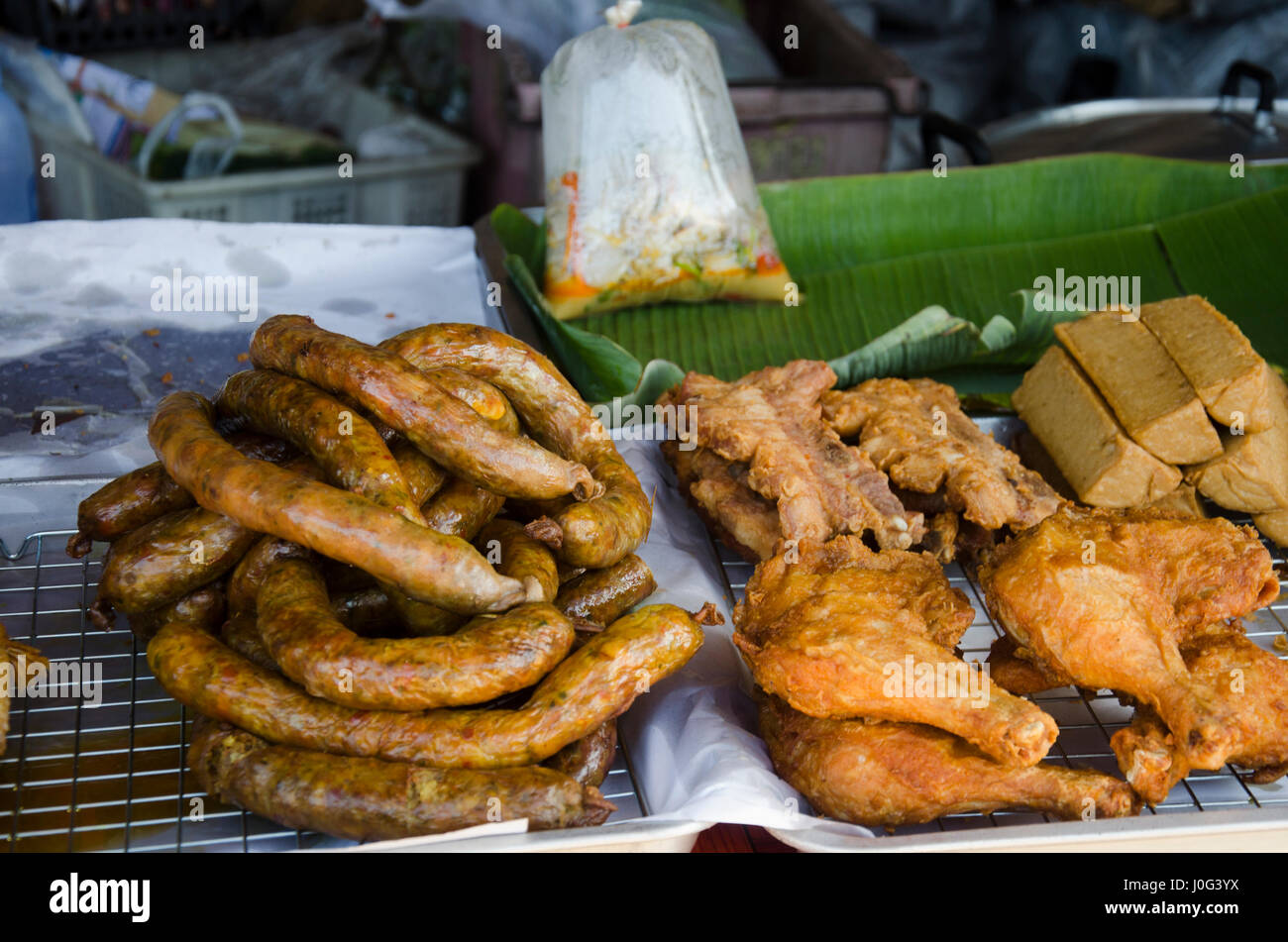 Sai ua or northern Thai sausage or Chiang Mai sausage is contains ...