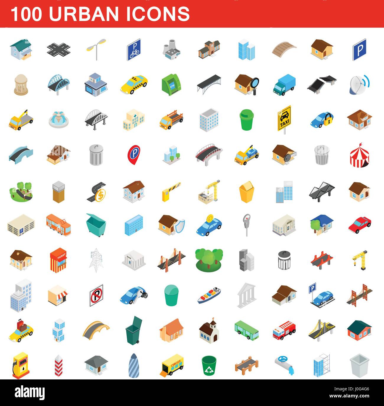 100 urban icons set, isometric 3d style Stock Vector Image & Art - Alamy 100 urban icons set, isometric 3d style Stock Vector Image & Art - Alamy