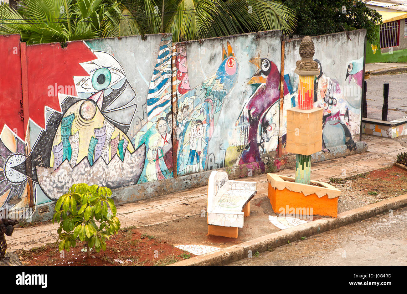 Neighborhood mural hi-res stock photography and images - Alamy