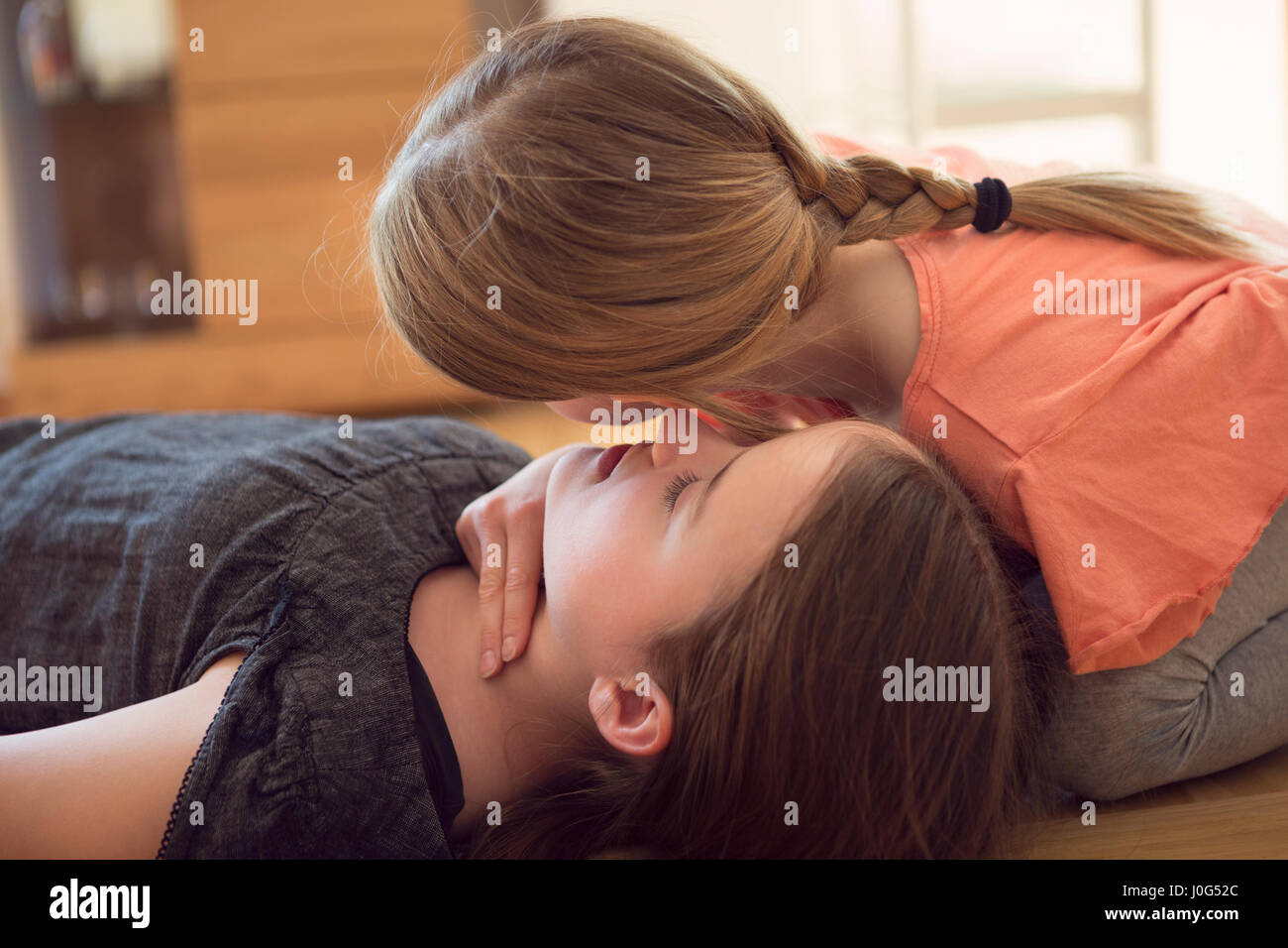 Breathing technique child hi-res stock photography and images - Alamy