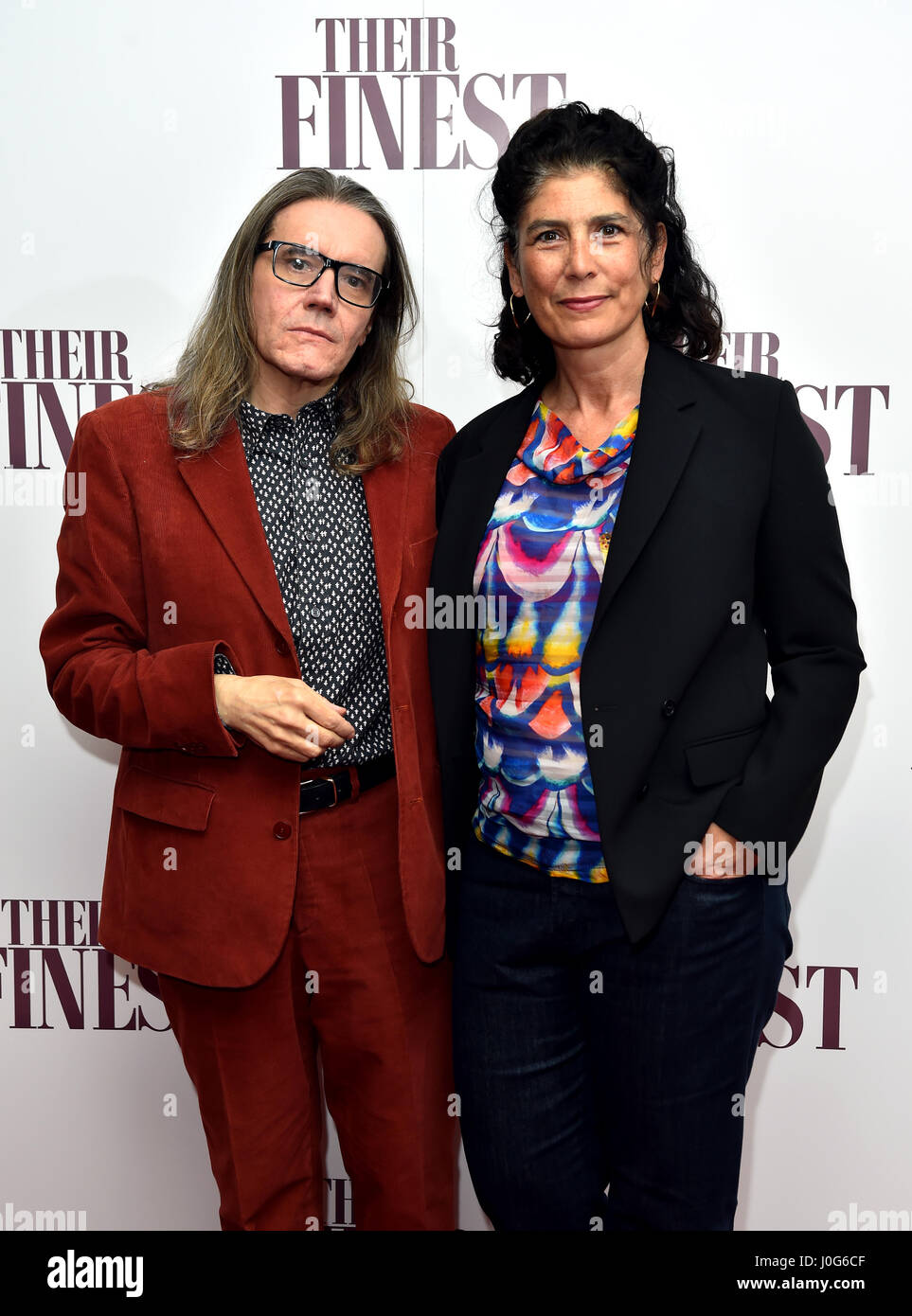 Amanda Posey attending the premiere of 'Their Finest' at the BFI ...