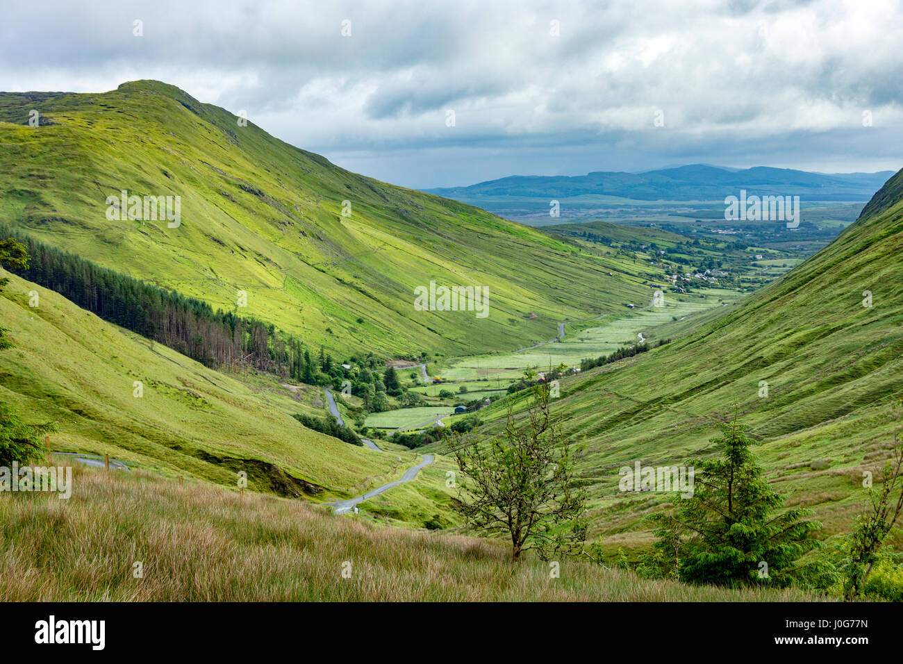Glengesh from near the top of the Glengesh Pass (Malaidh Ghleann Gheis ...