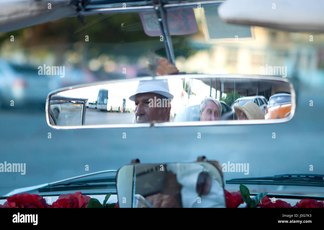 Taxi driver, Havana, Cuba Stock Photo - Alamy