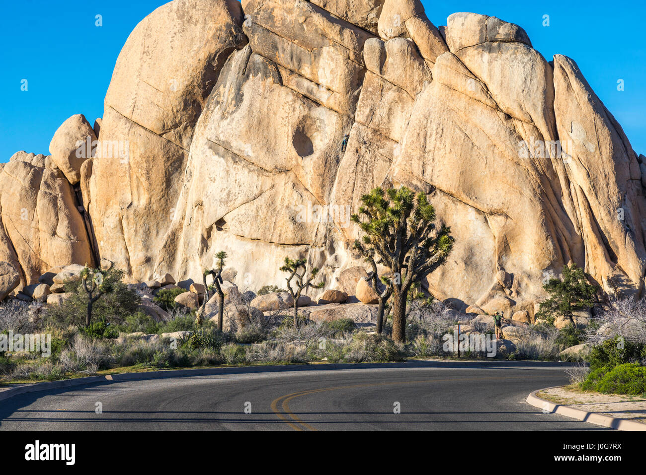 Rock formations at Joshua Tree National Park, California, USA Stock ...