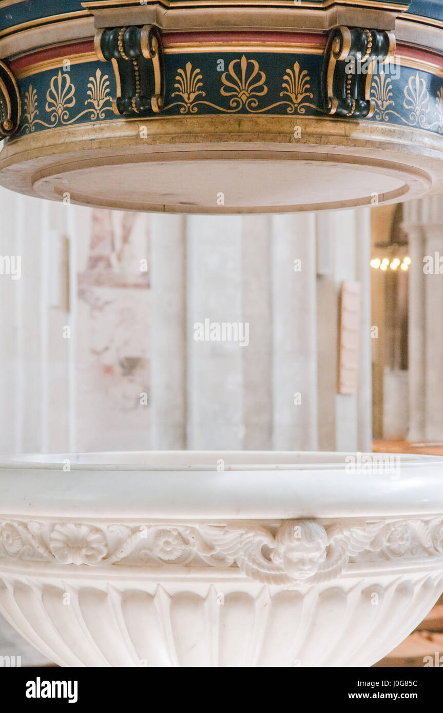 Church font close up hi-res stock photography and images - Alamy