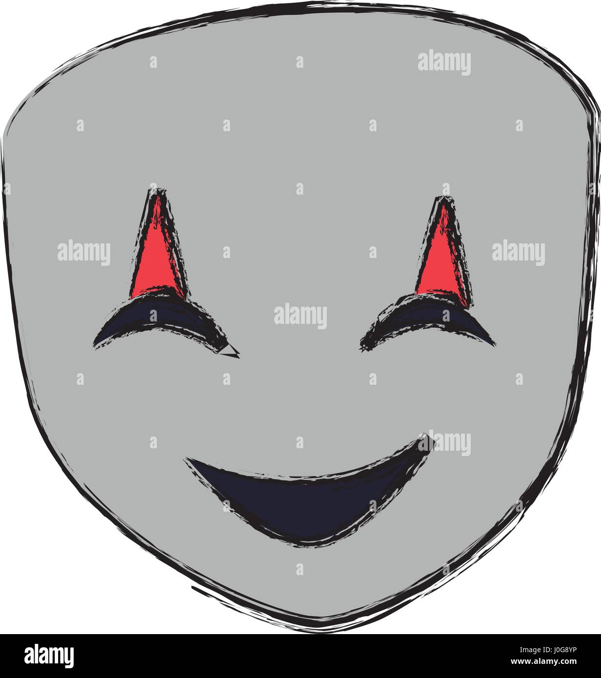 theatre mask smiling Stock Vector Image & Art - Alamy