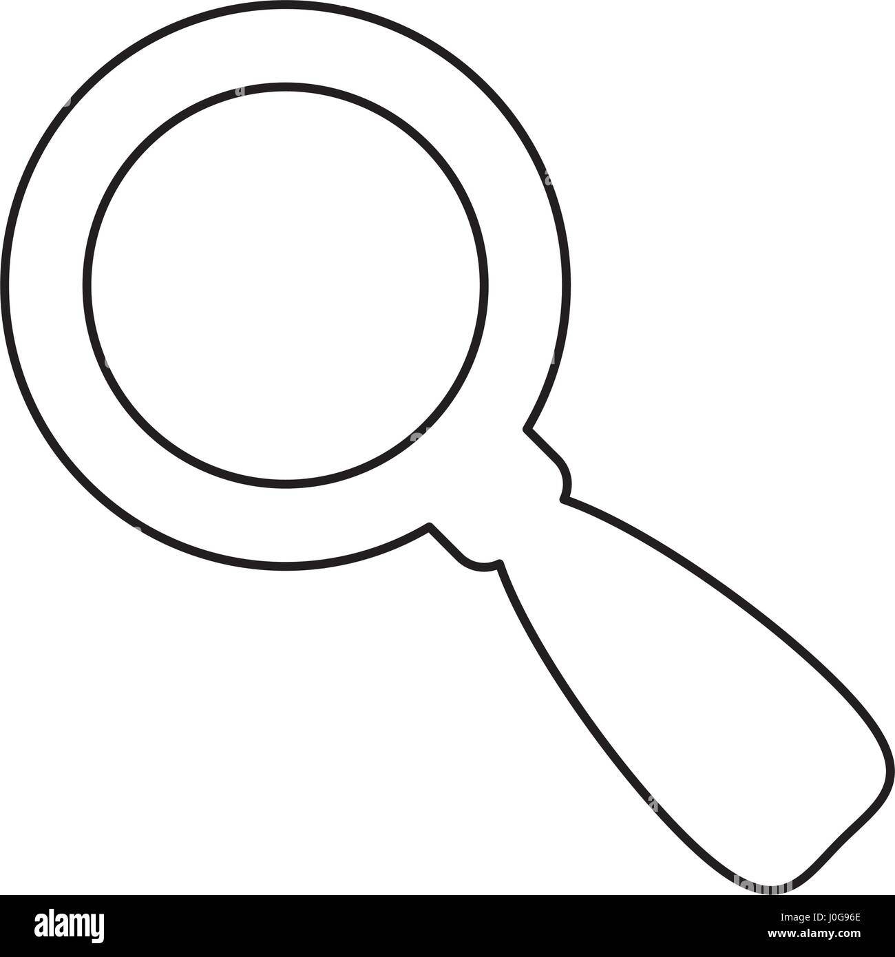 Lupe magnifying glass Stock Vector Image & Art - Alamy