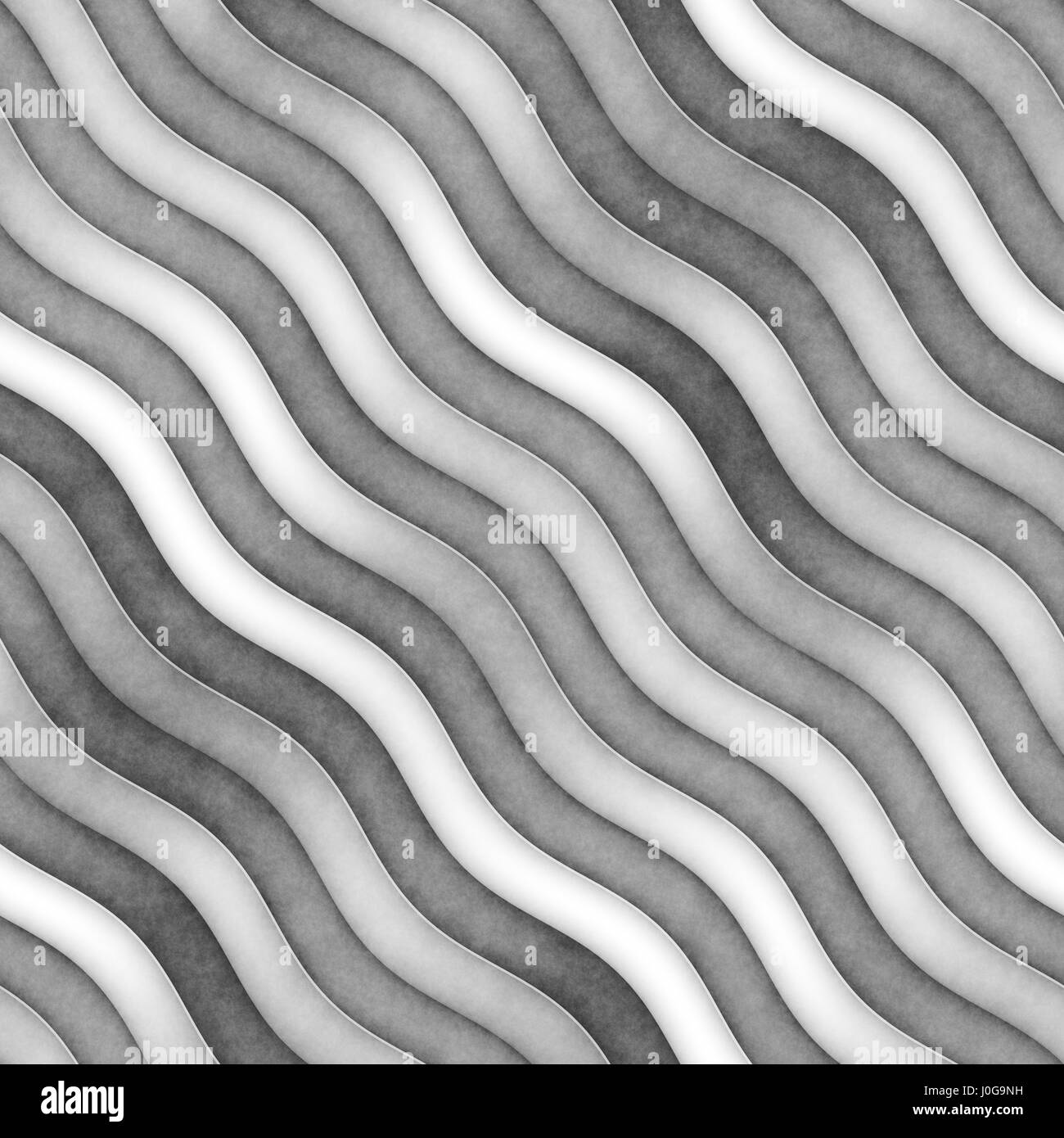 Raster Seamless Greyscale Texture. Gradient Wavy Lines Pattern. Subtle ...