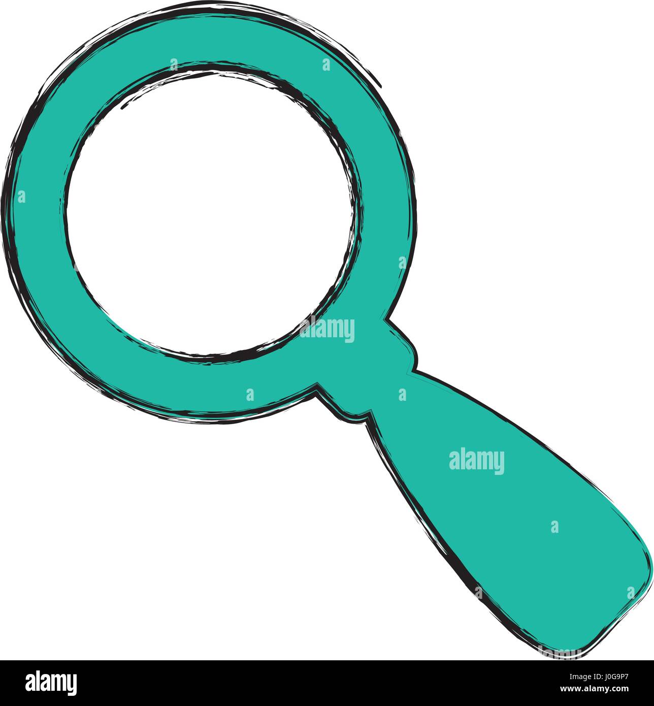Lupe magnifying glass Stock Vector Image & Art - Alamy