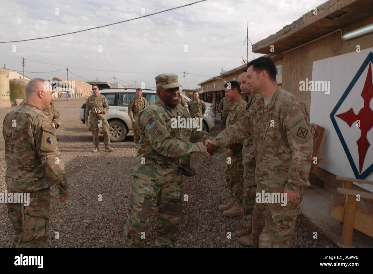 Command Sgt. Maj. Ronald Smith, the command sergeant major of the 29th ...