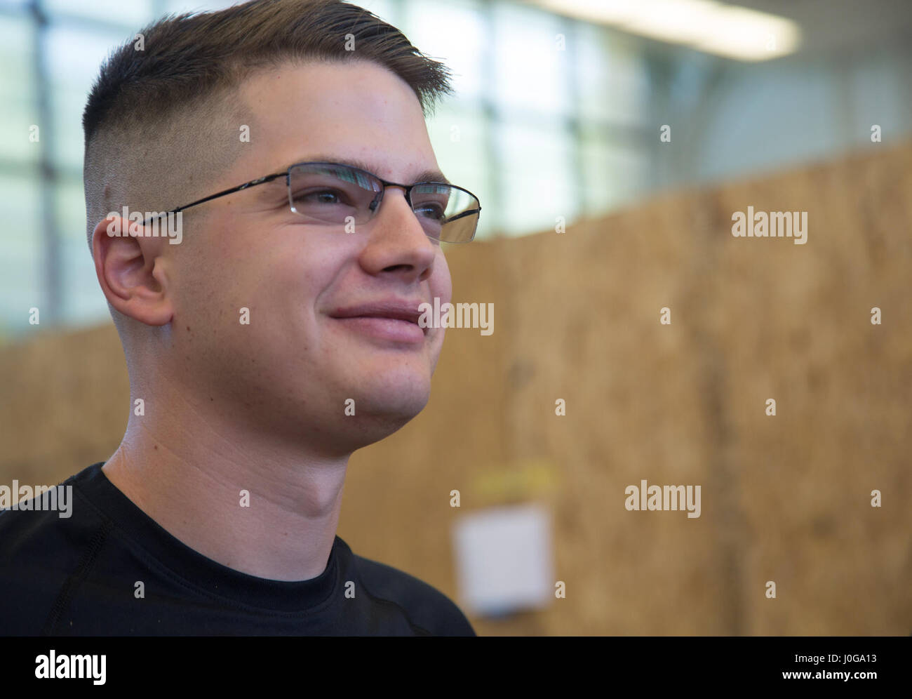 U.S. Army Sgt. Patrick Haney, Fort Bliss, Tx., competes in the Air ...