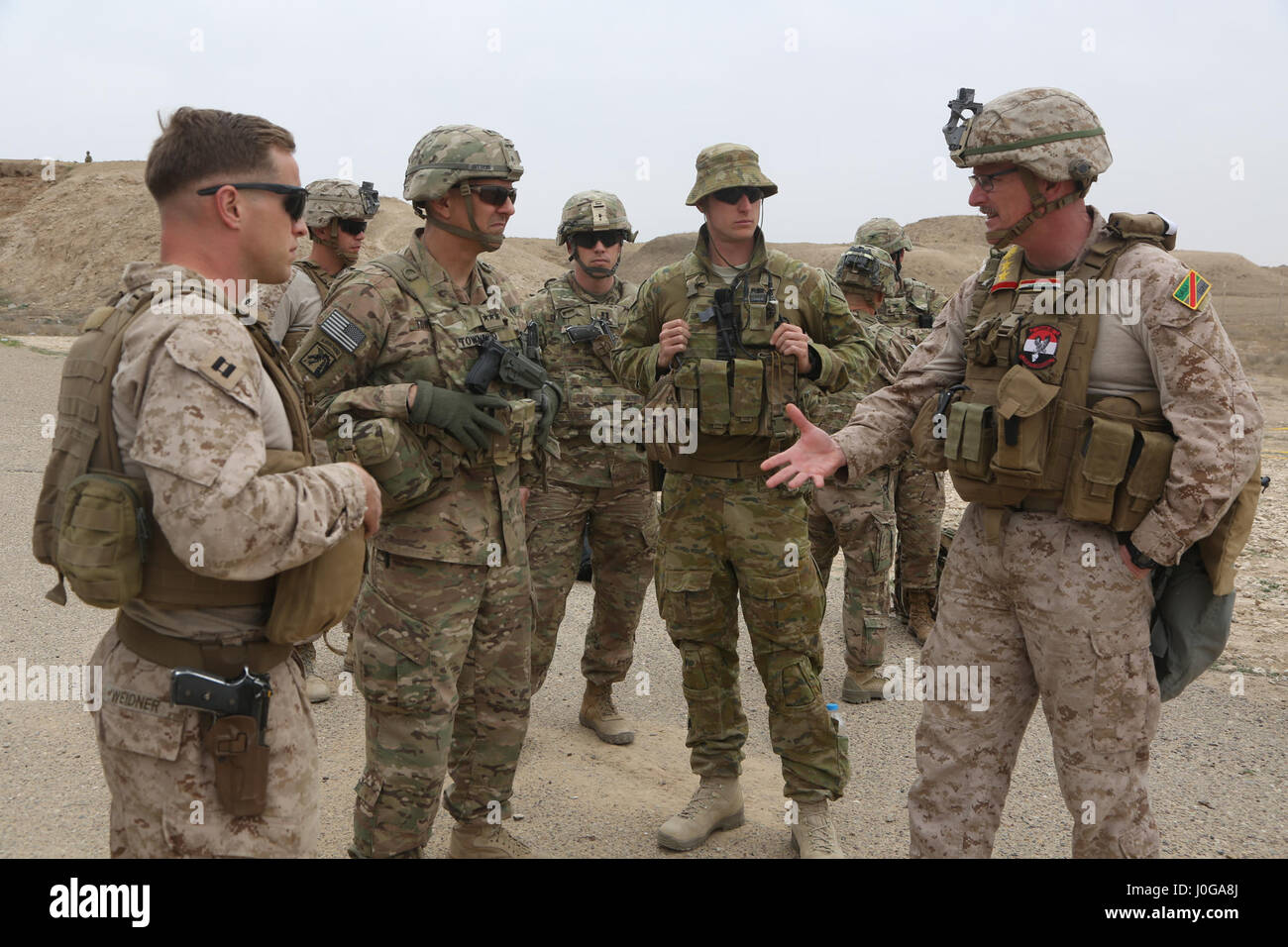 U.S. Marine Corps Col. Christian Cabaniss, commanding officer of Team ...