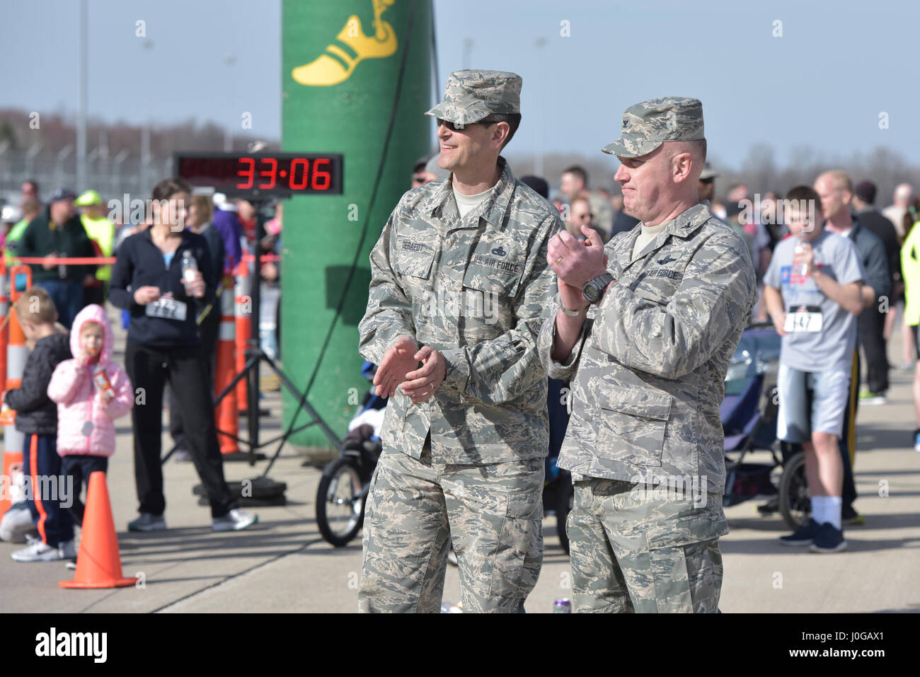 U.S. Air Force Col. Kevin Doyle, commander of the 180th Fighter Wing ...
