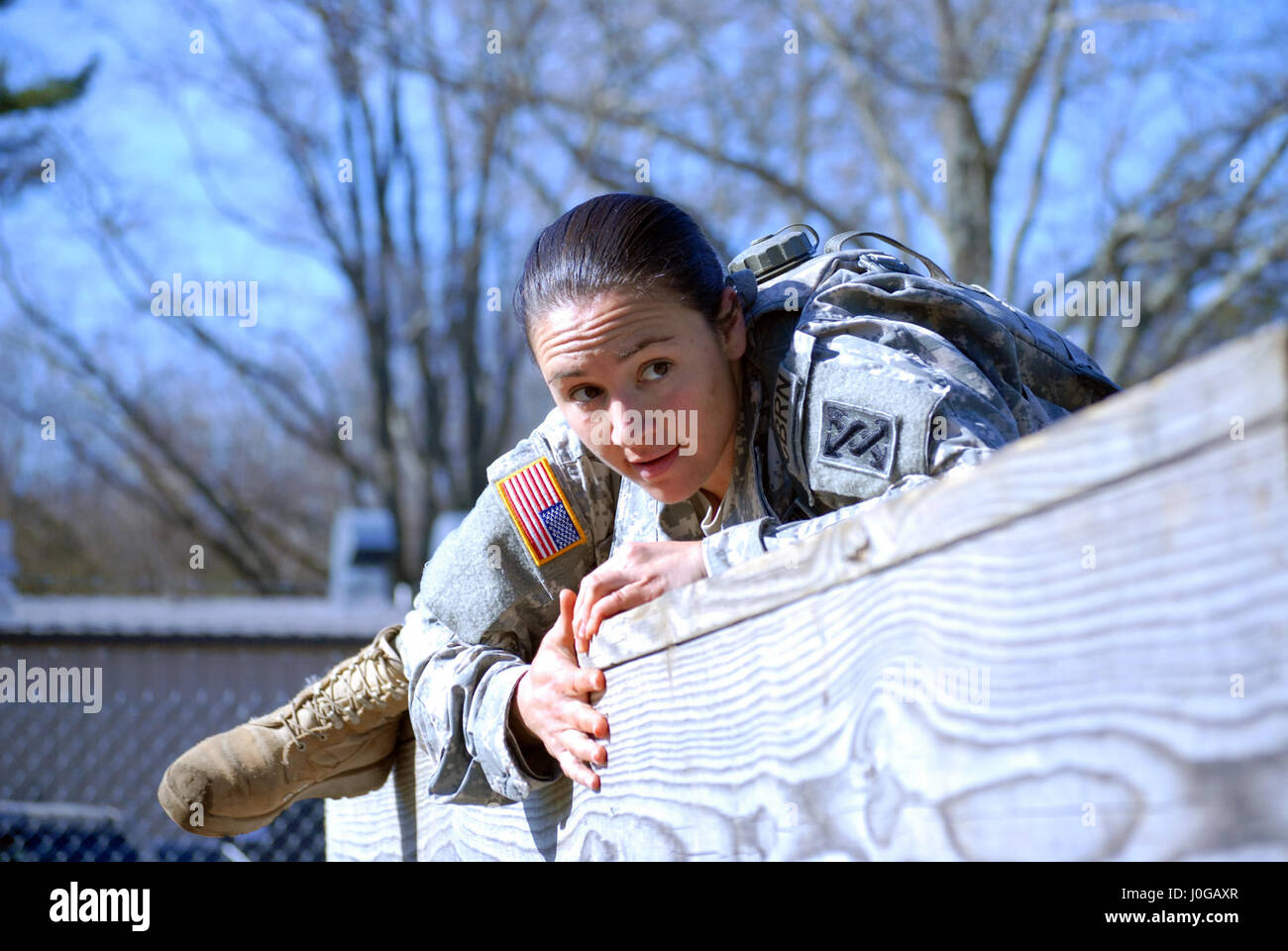 A soldier from the 143rd ESC competes at the Medical Simulation ...