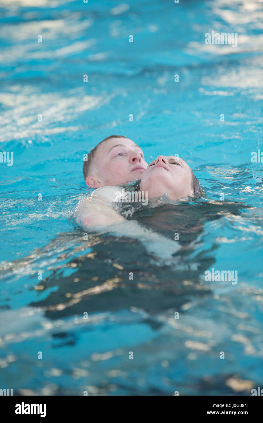 Marines practice rescue techniques during Water Survival-Advanced ...