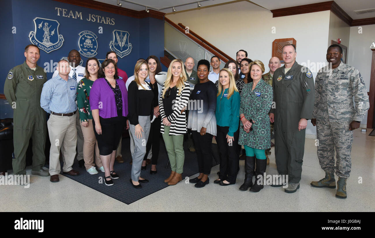 The 116th Air Control Wing (ACW) leadership, Georgia Air National Guard ...
