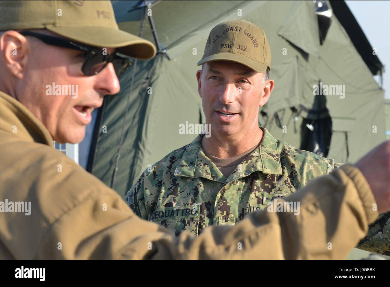 U.S. Coast Guard Rear Adm. Pat DeQuattro, deputy commander, Coast Guard ...