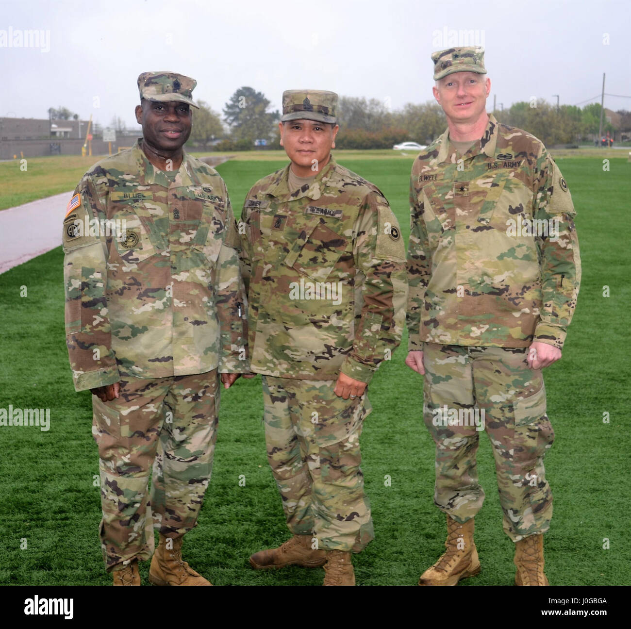 Command Sgt. Maj. Grady Blue, 311th ESC command sergeant major, 1st Sgt ...