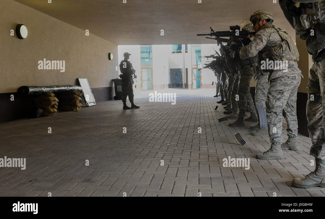Students of the 435th Security Forces Squadron’s Ground Combat ...