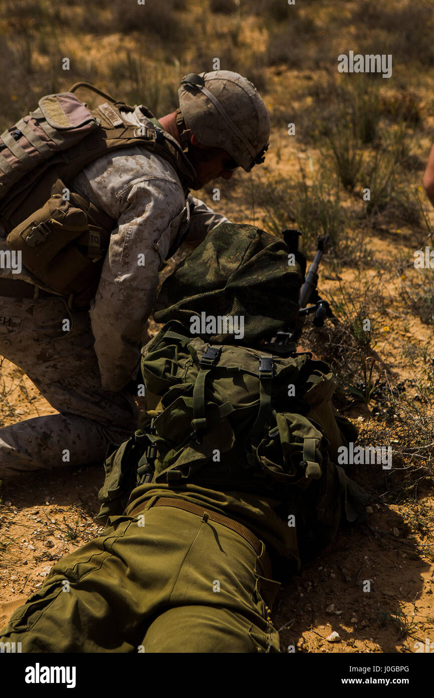 U.S. Marine Sgt. Matthew Mitchell, a machine gunner with Marine ...