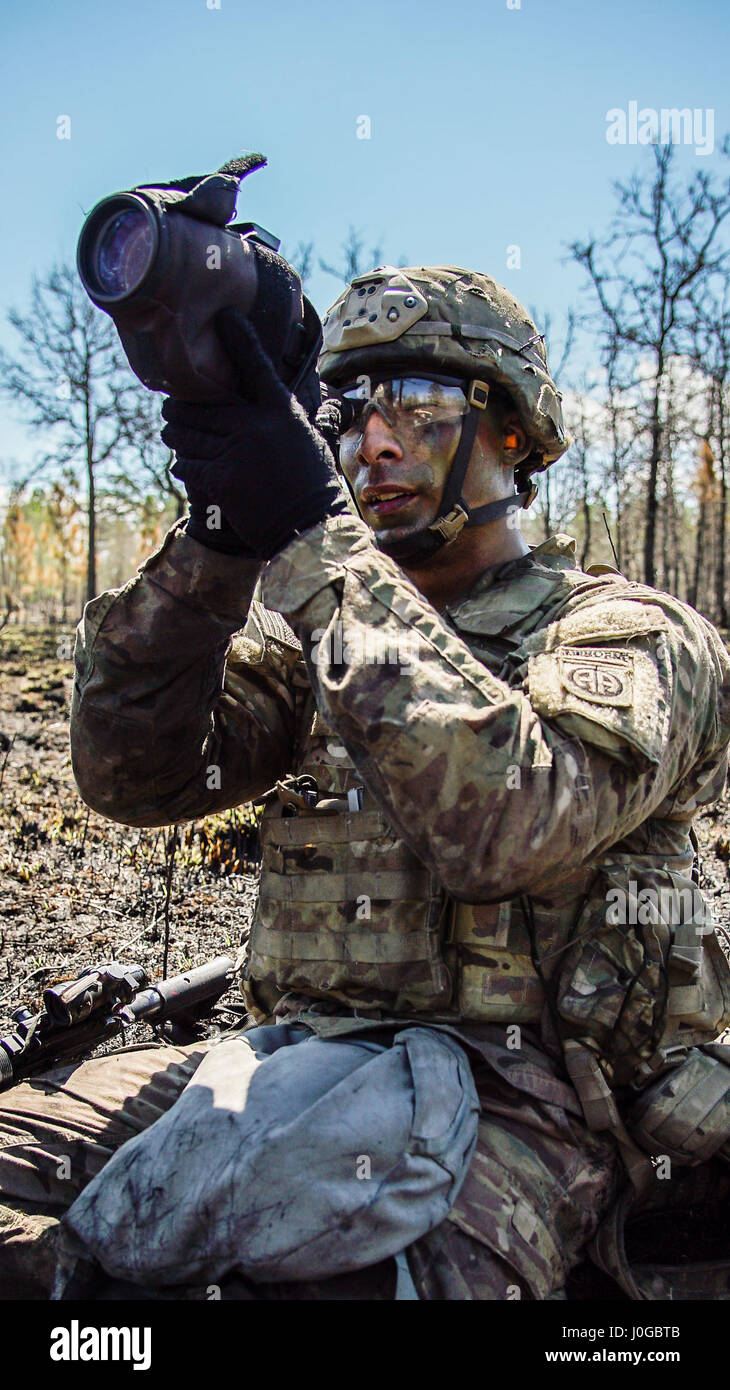 FORT BRAGG, N.C. (Mar. 28, 2017) – Spc. Taylor Cason, an infantryman ...
