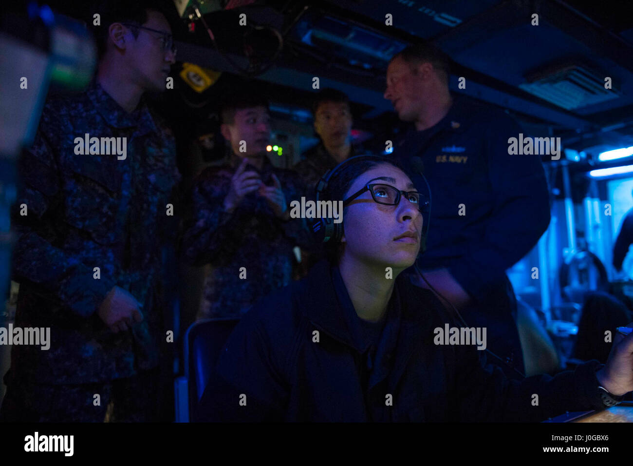 Submarine sonar room hi-res stock photography and images - Alamy