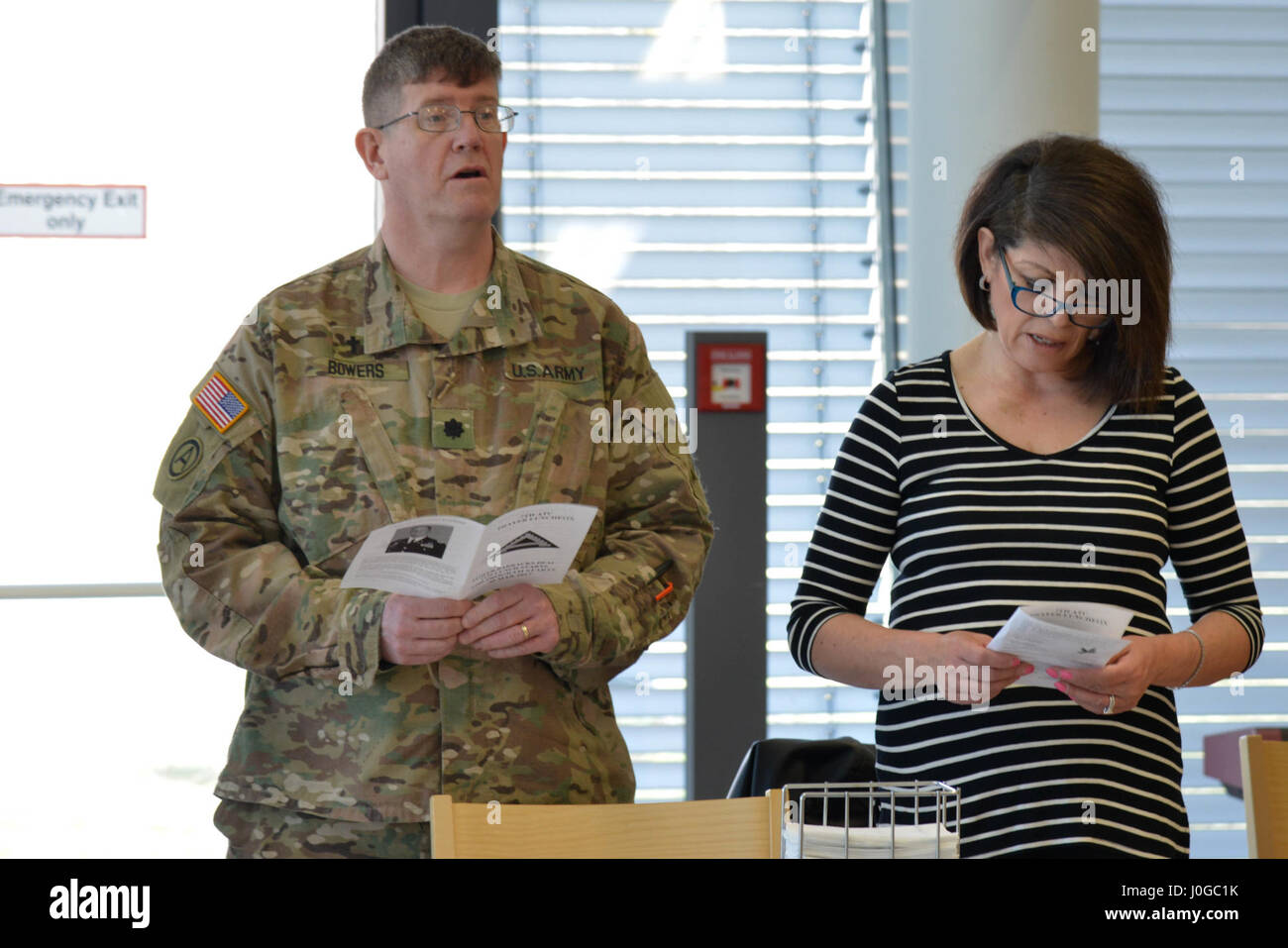 U.S. Army Lt. Col. Tom Bowers, 7th Army Training Command’s Command ...