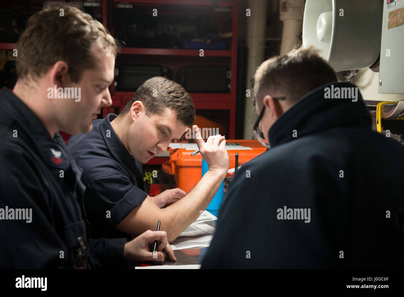 Damage control locker hi-res stock photography and images - Alamy