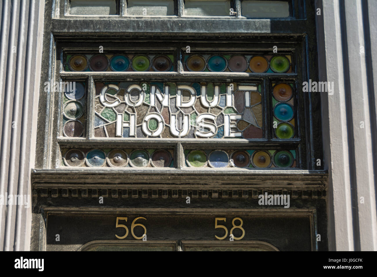 Conduit House on Lamb's Conduit Street in Bloomsbury, London, UK Stock ...