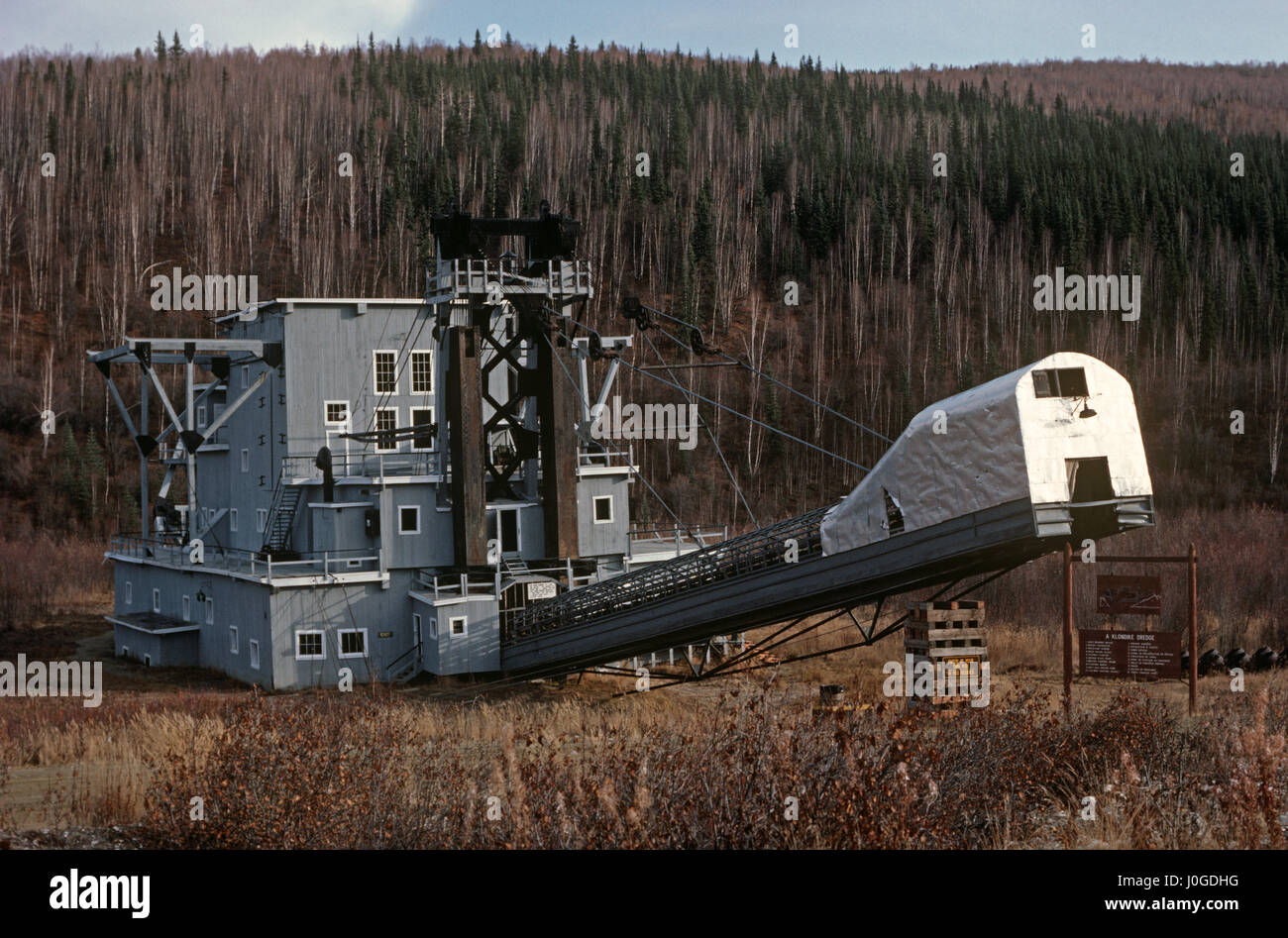 Dredger No. 4 is a wooden-hulled bucketline sluice dredger that mined ...