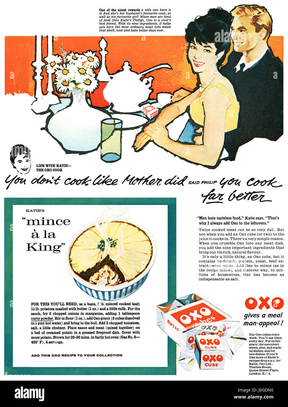 Vintage oxo advertising hi-res stock photography and images - Alamy