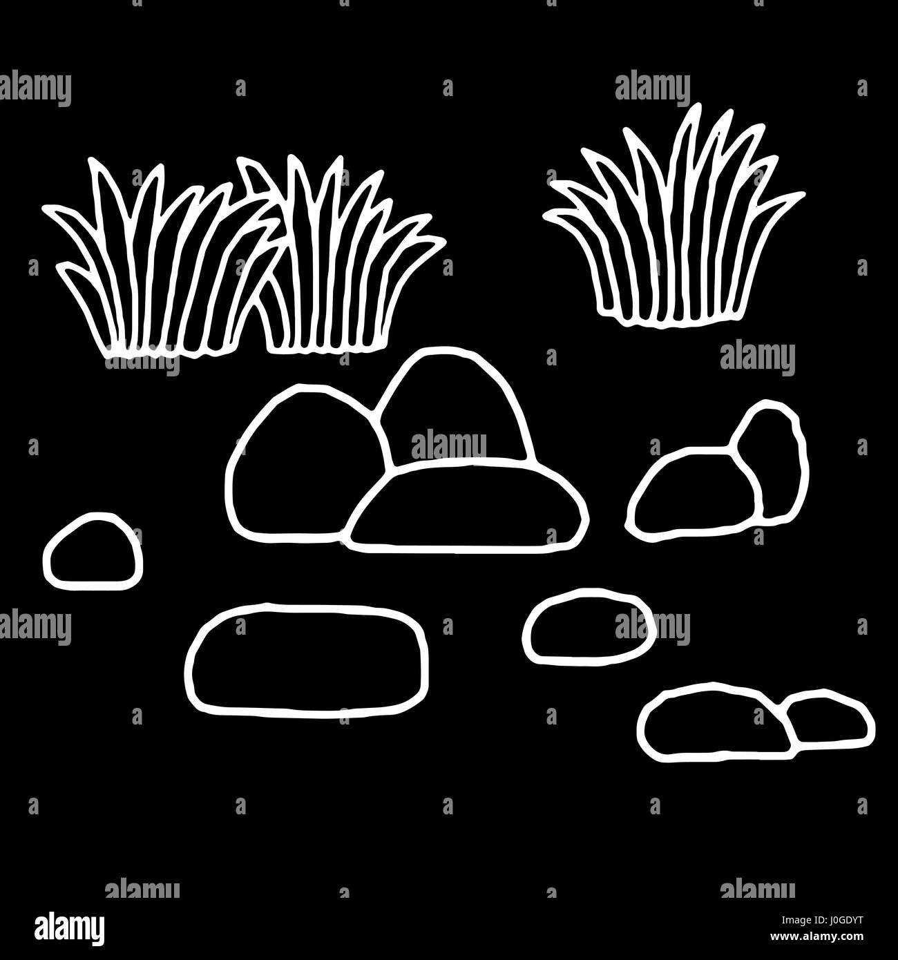 Summer print exotic plants Black and White Stock Photos & Images - Alamy