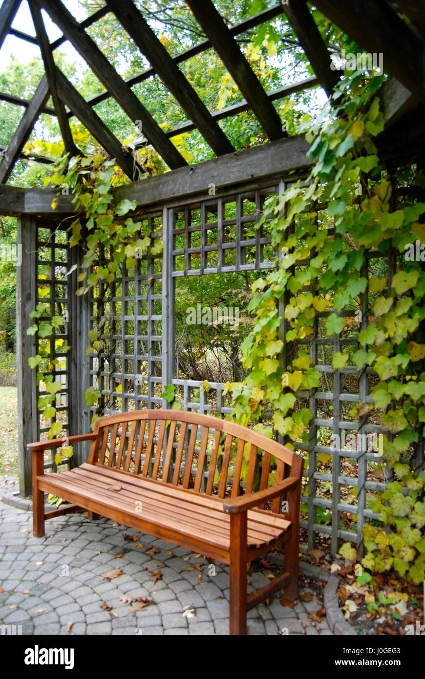 Secret garden bench hi-res stock photography and images - Alamy
