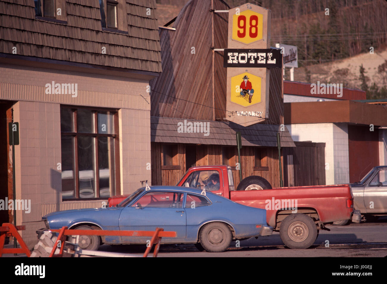 Hotel 98 in Whitehorse. capital of northwest CanadaÕs Yukon territory ...