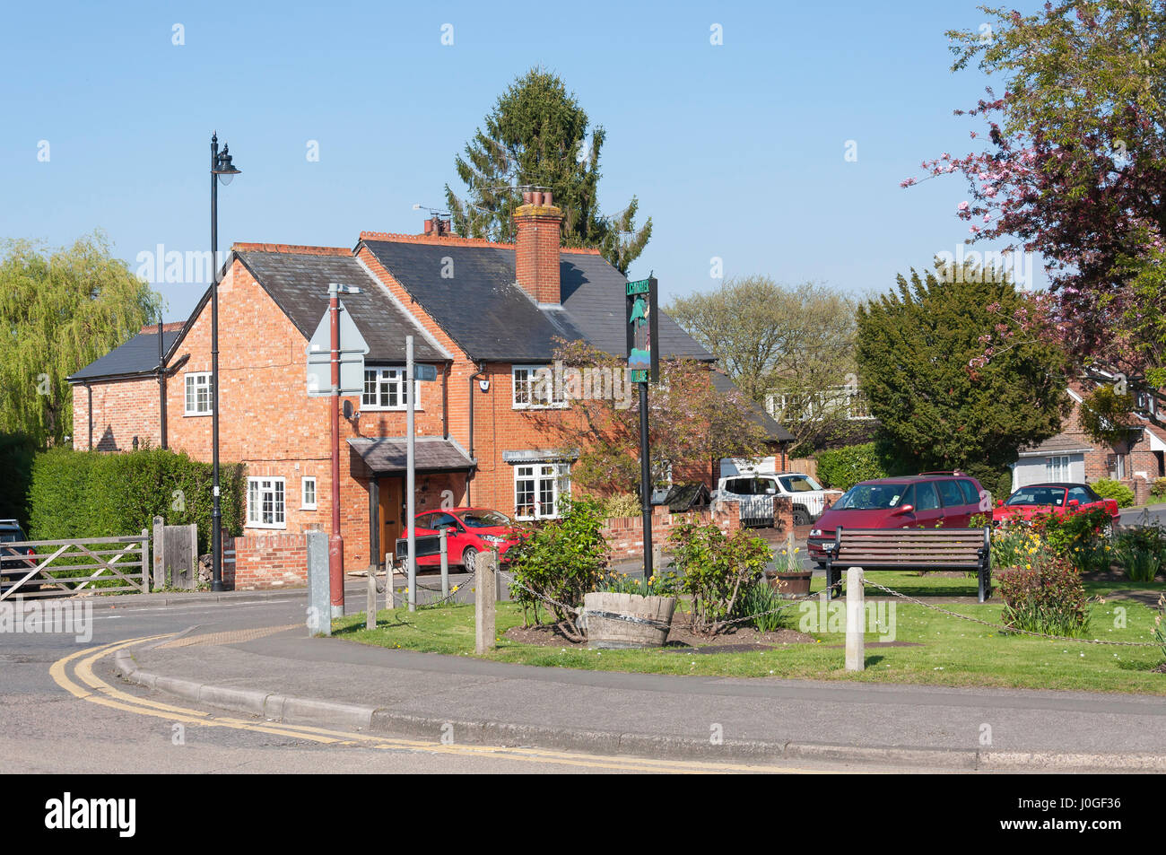 Lightwater Village sign, Lightwater, Surrey, England, United Kingdom ...
