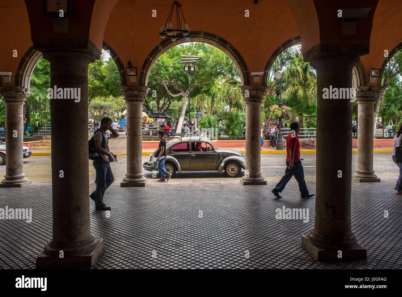 Merida central plaza mexico hi-res stock photography and images - Alamy