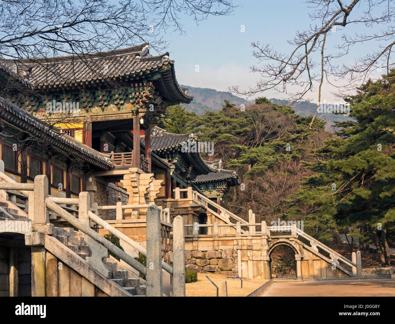Bulguksa temple Gyeongju South Korea Stock Photo - Alamy