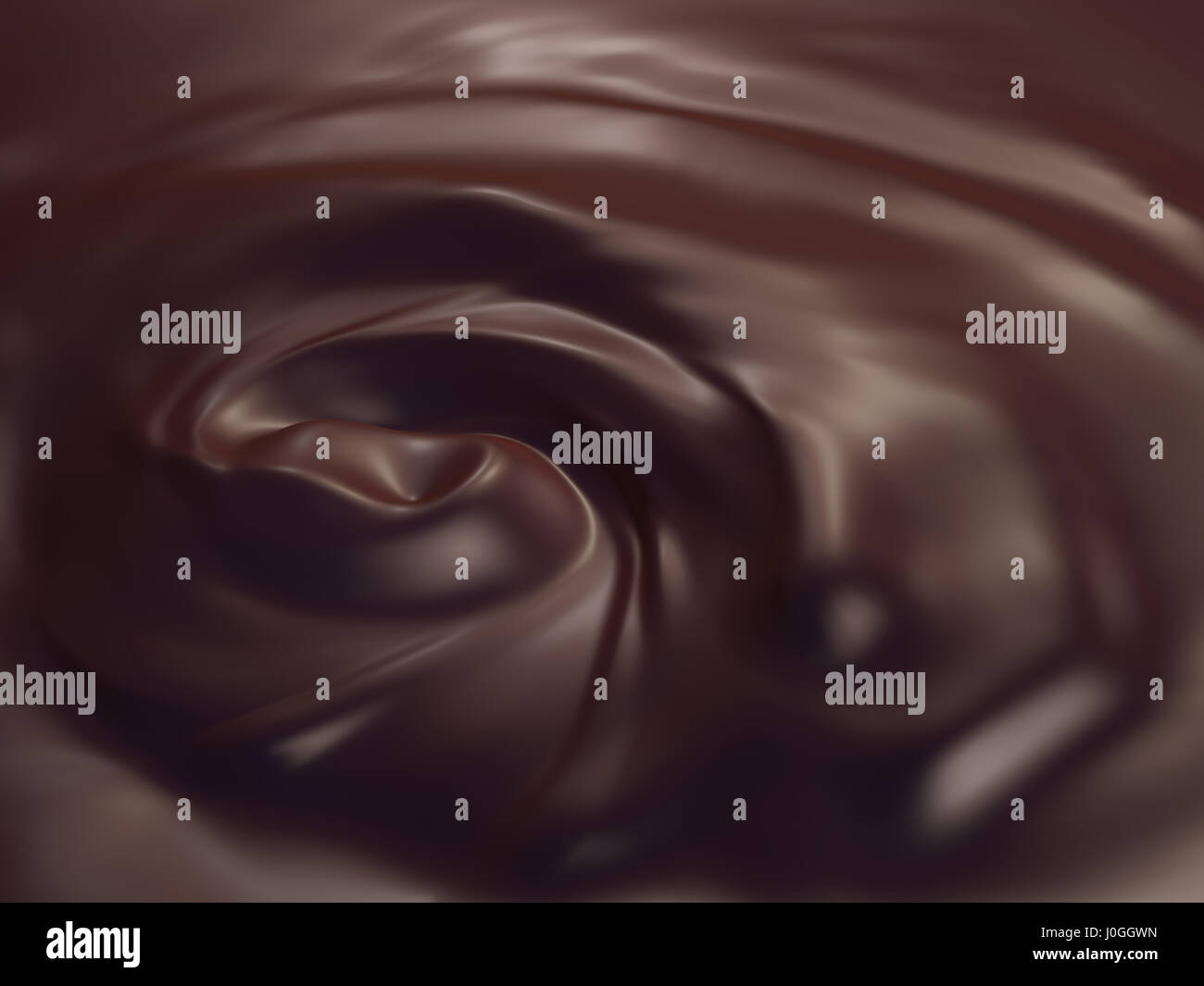 Liquid dark chocolate swirl, abstract background Stock Photo - Alamy