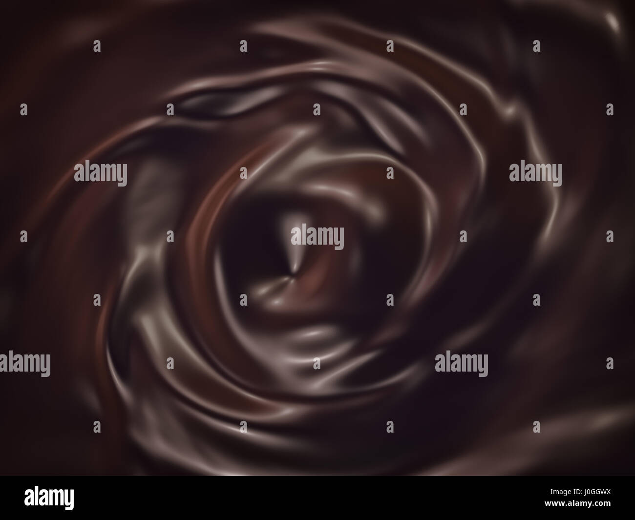 Liquid dark chocolate swirl, abstract background Stock Photo - Alamy