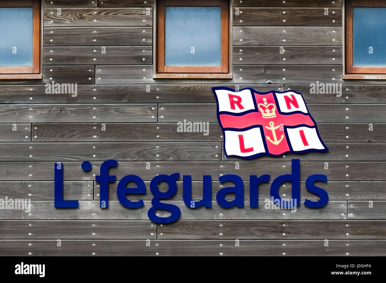 Sign; RNLI; Lifeguards; Building; Charity Stock Photo - Alamy
