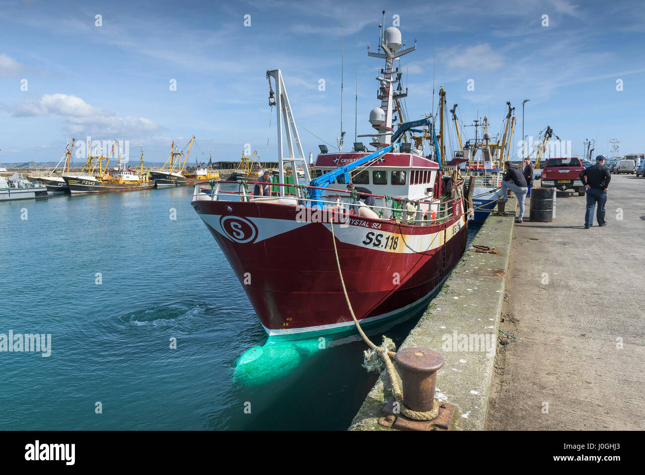 Fishing fleet vessels hi-res stock photography and images - Alamy