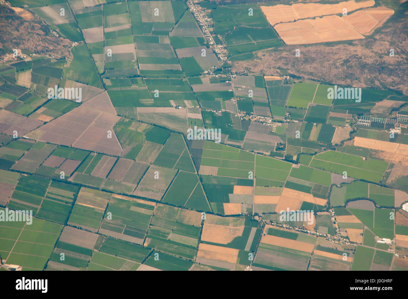 Fertile Agricultural Lands - Chile Stock Photo - Alamy