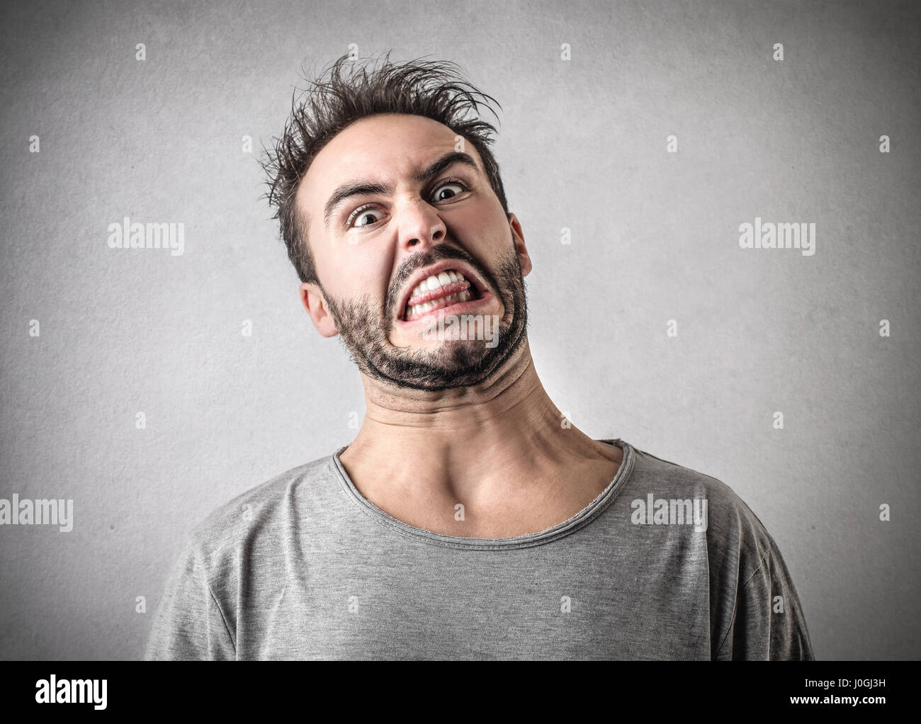 Man being disgusted Stock Photo - Alamy