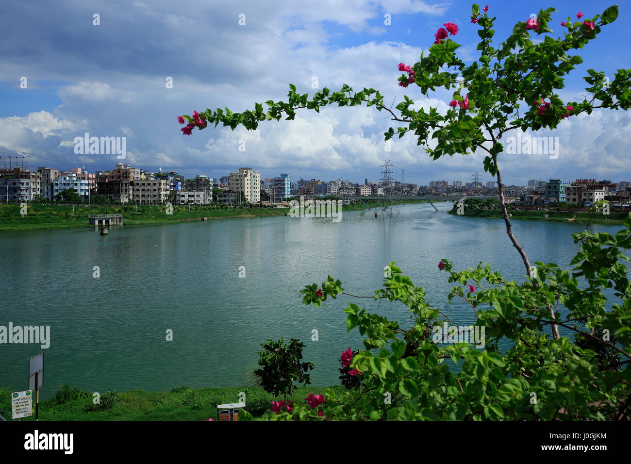 The Hatirjheel-Begunbari project in Dhaka. Bangladesh Stock Photo - Alamy