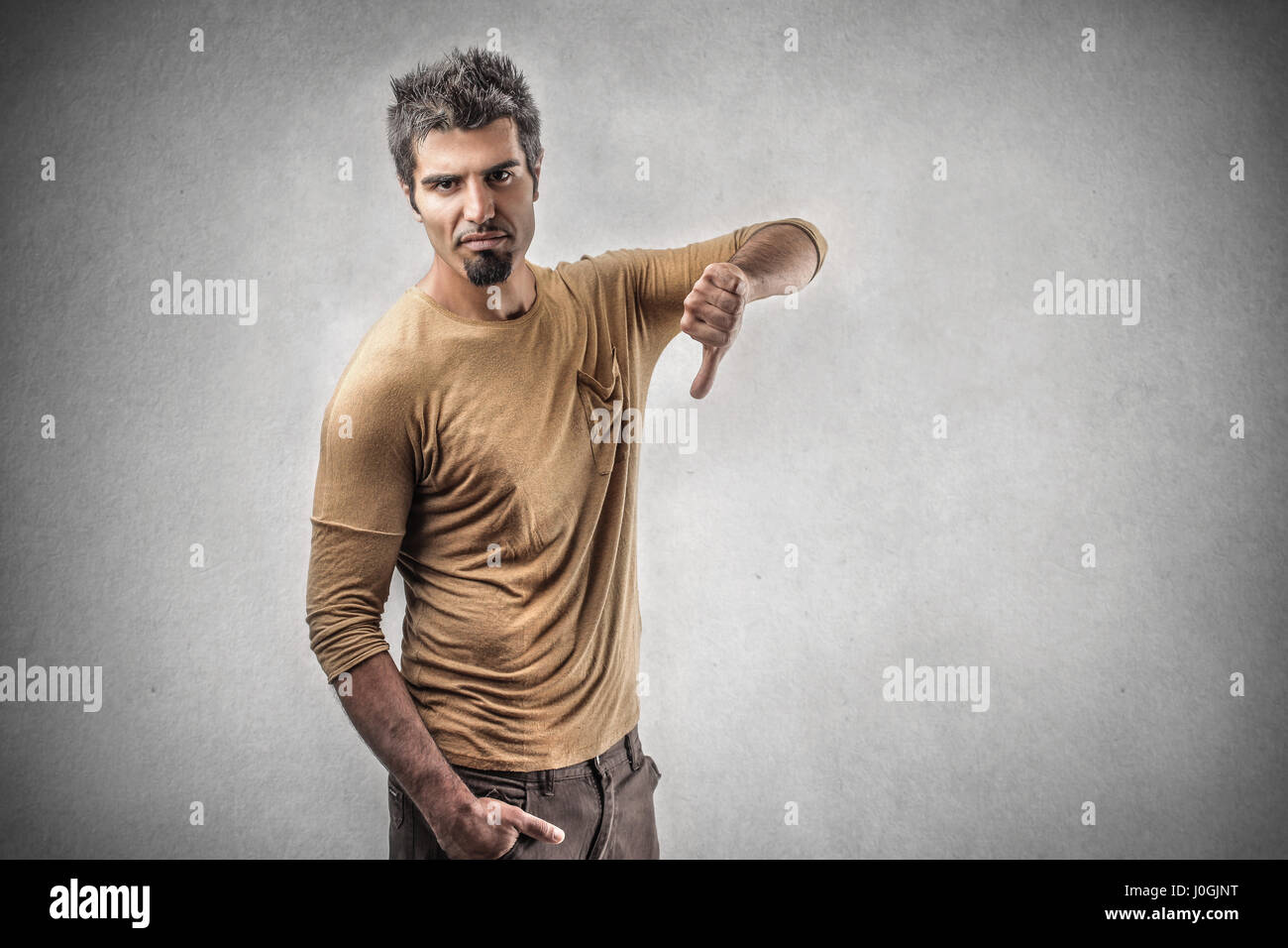 Man disliking you Stock Photo - Alamy