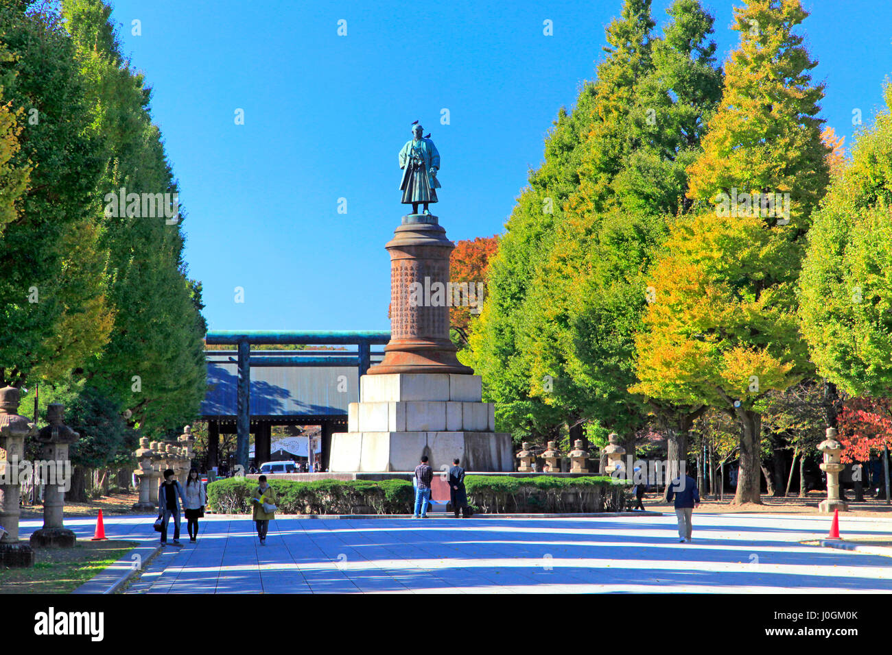 Yasukuni Shrine Omura Masujiro Statue Tokyo Japan Stock Photo - Alamy