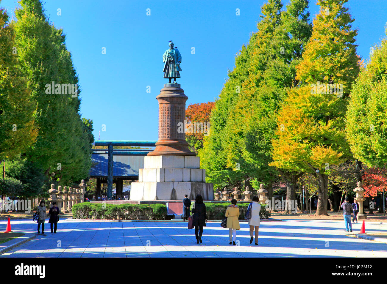 Yasukuni Shrine Omura Masujiro Statue Tokyo Japan Stock Photo - Alamy