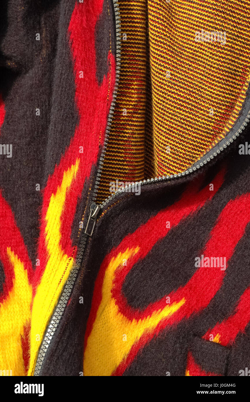 Colorful print jacket coat hi-res stock photography and images - Alamy