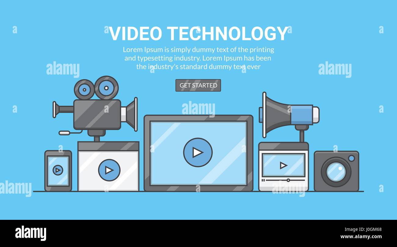 Video production service Stock Vector Images - Alamy