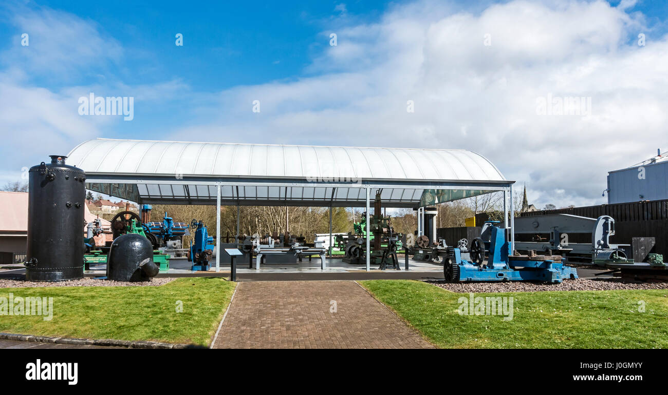 Engineering pavilion at Summerlee Museum of Scottish Industrial Life ...